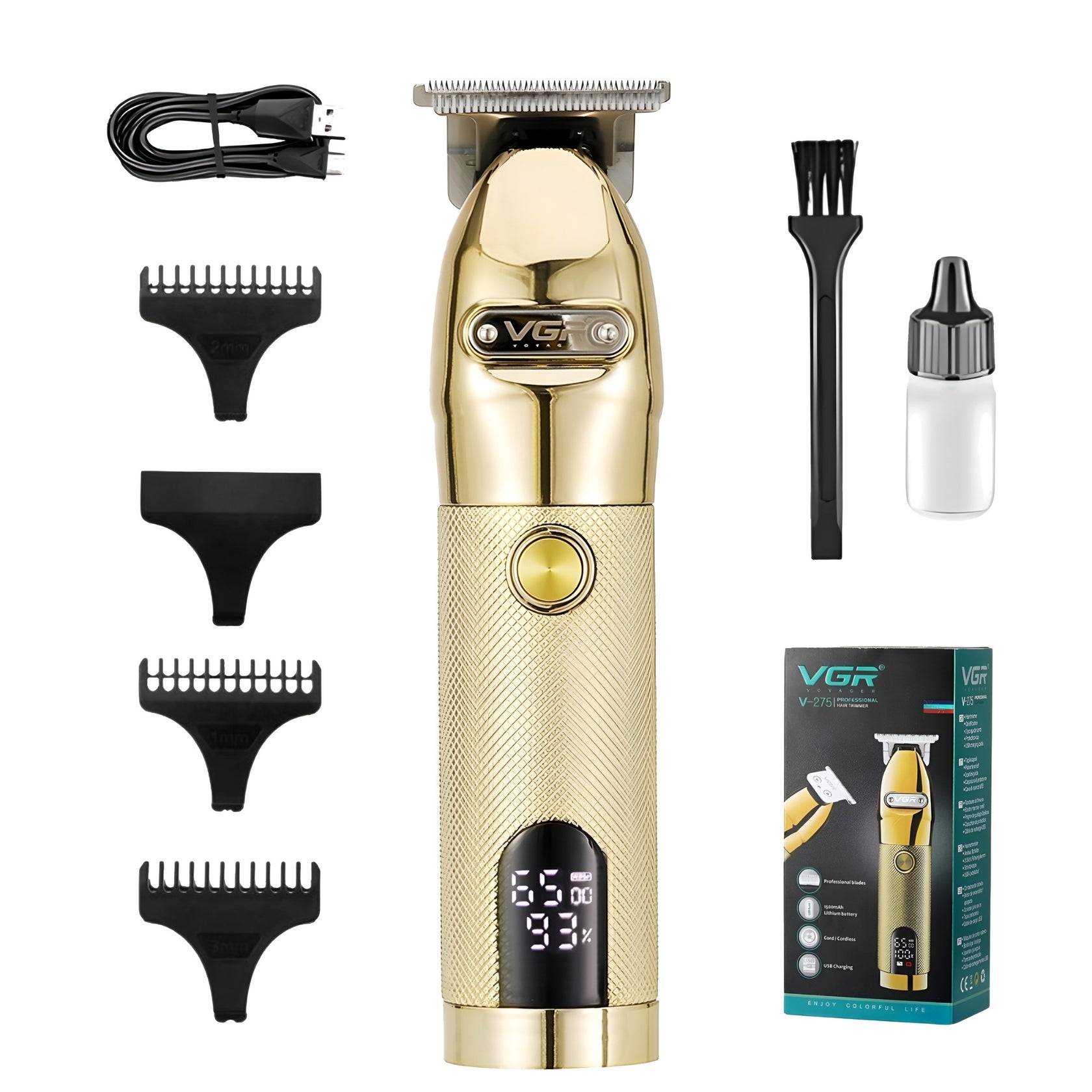 Maquina Para Cortar Cabello Pelo Combo VGR Clipper, Trimmer – VGR Mexico